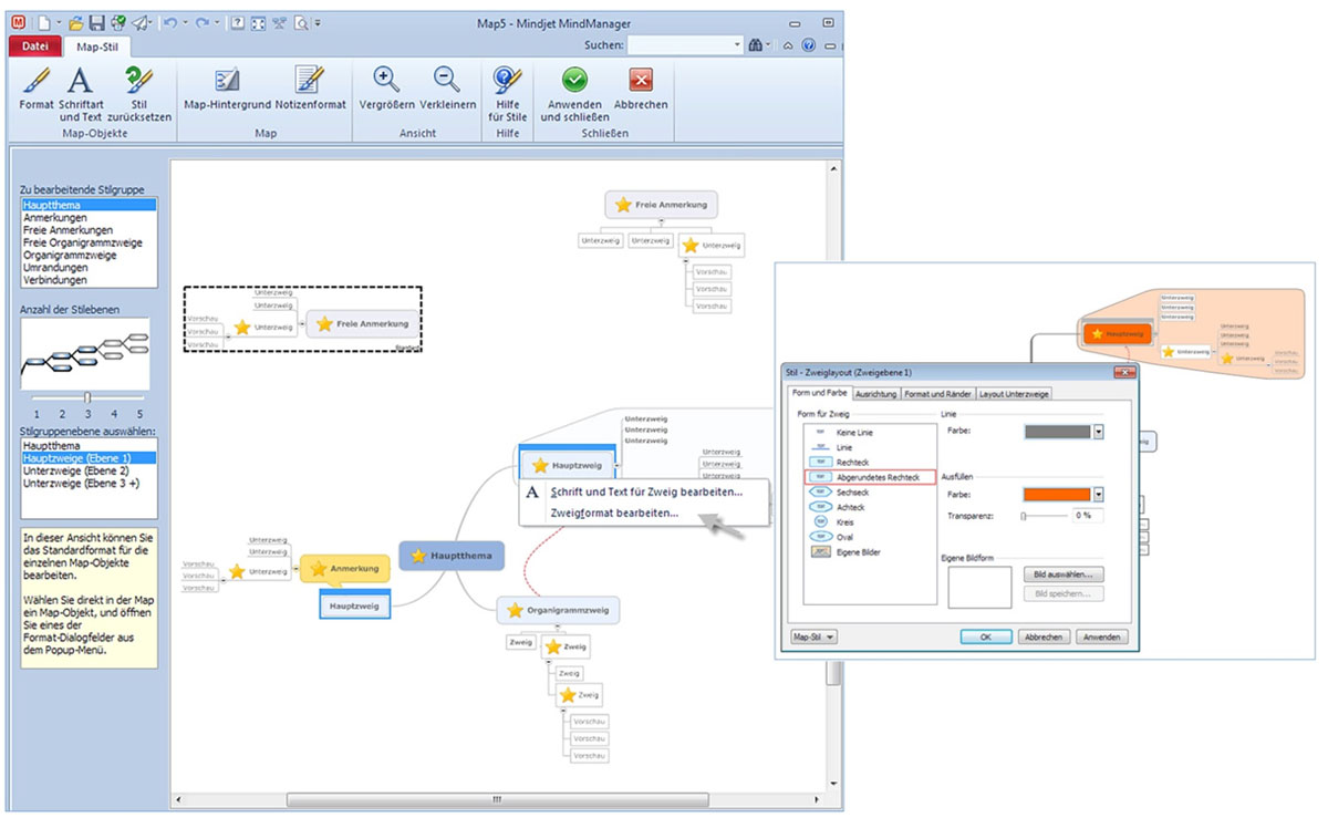 MindManager 9: Einfacher arbeiten mit Projektvorlagen