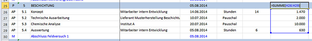 [Beispiel und Vorlage] In 5 Schritten den Kostenplan in Excel erstellen