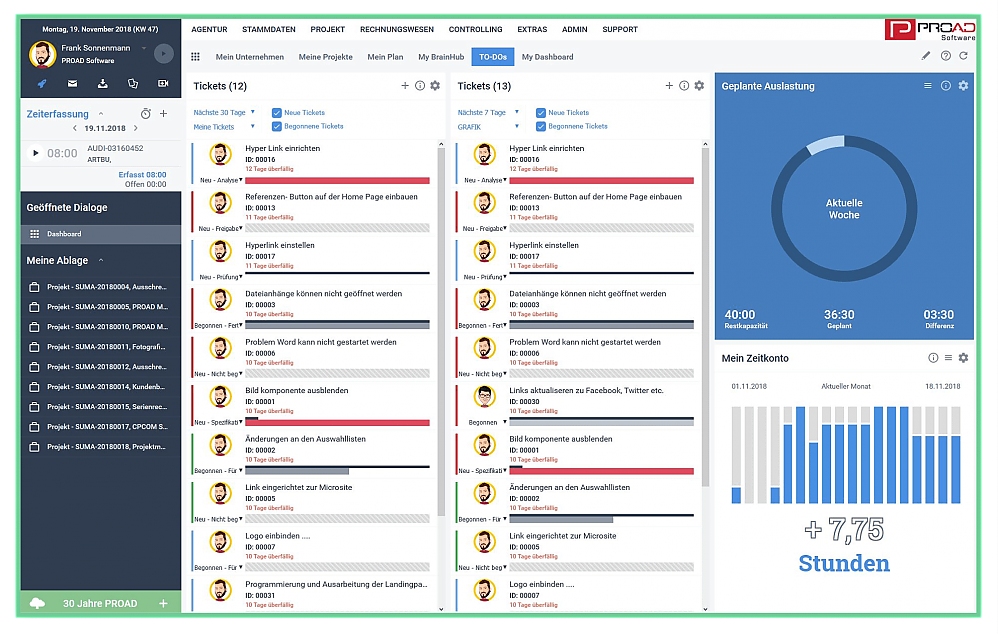 Vergleich Biquanda · Odoo · Projekt-Manager 2020 · PROAD Software ...