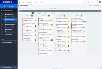 Vergleich cplace · Microsoft Project